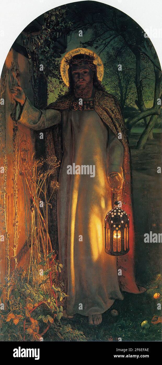 William holman hunt light of the world hi-res stock photography and ...