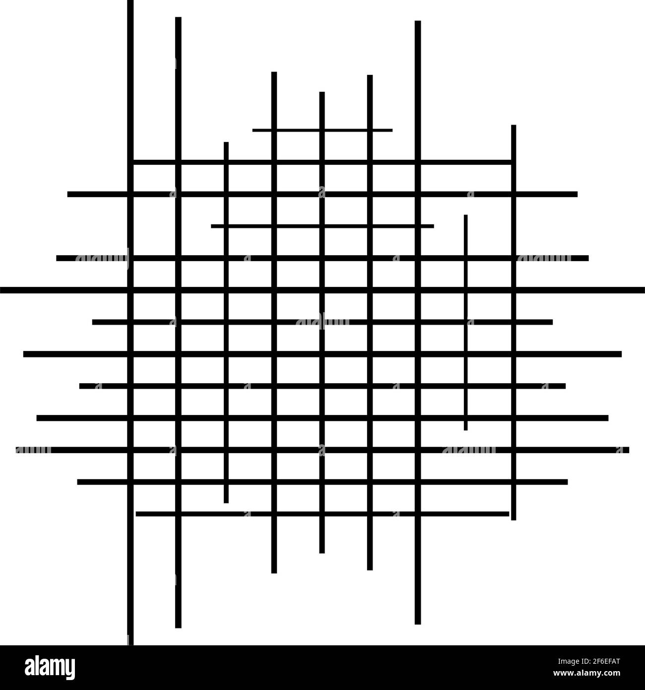 Abstract grid, mesh, lattice, grating geometric element — Stock vector illustration, Clip art ...