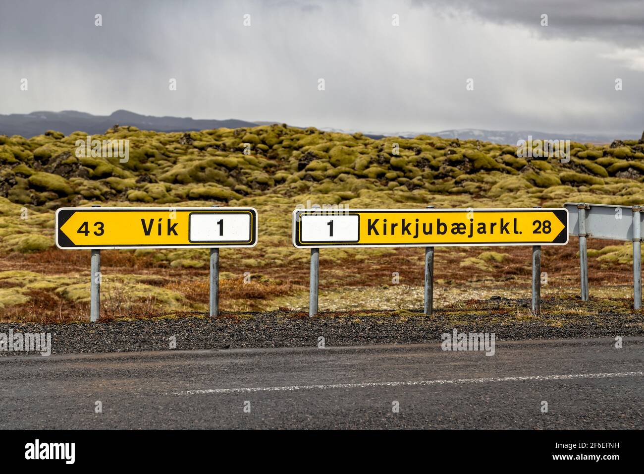 Iceland Road Signs High Resolution Stock Photography and Images - Alamy
