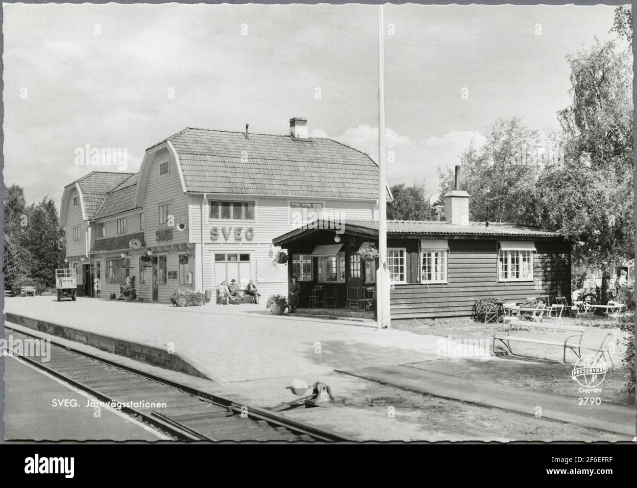 Sveg railway station Stock Photo - Alamy