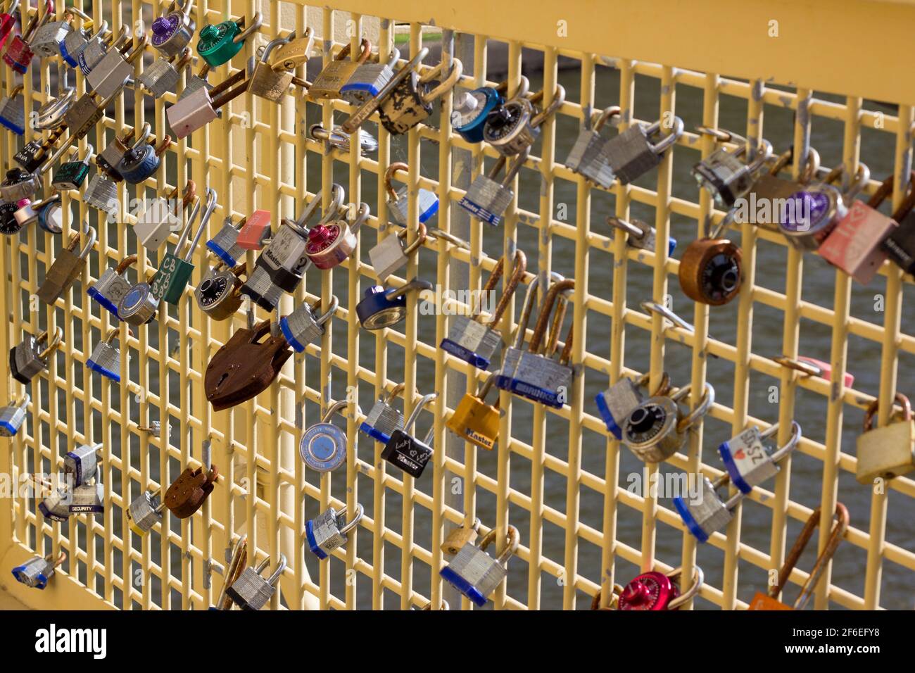 Hanging lock hi-res stock photography and images - Alamy