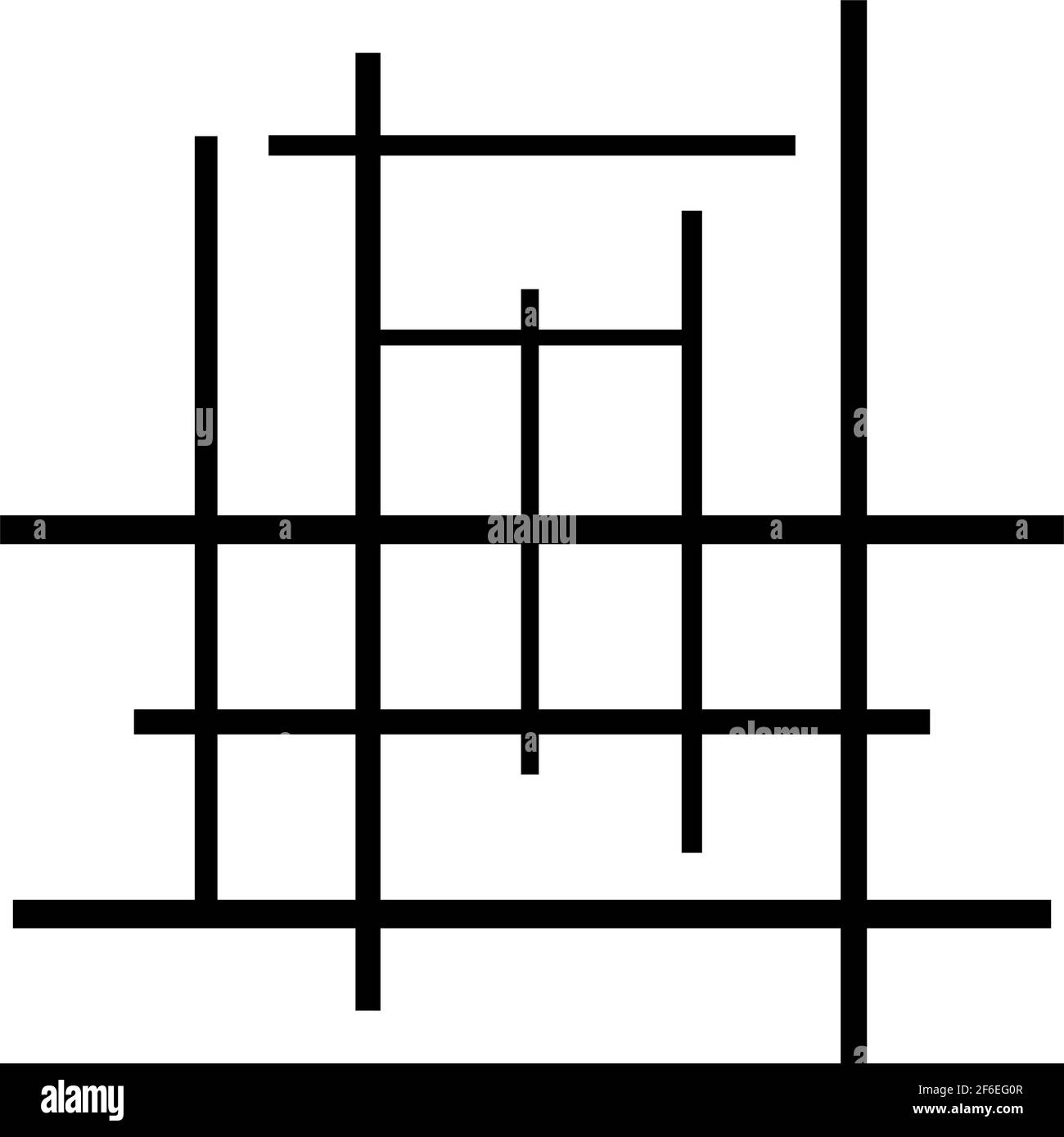 Abstract grid, mesh, lattice, grating geometric element — Stock vector illustration, Clip art ...