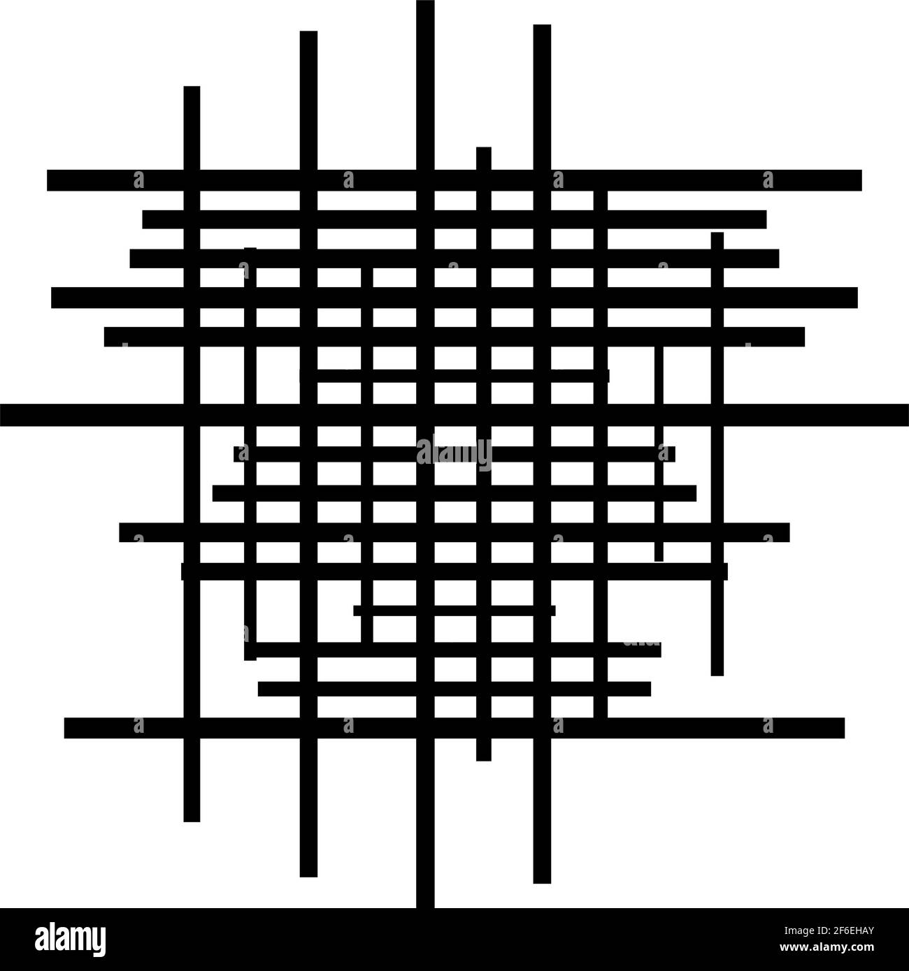Abstract grid, mesh, lattice, grating geometric element — Stock vector illustration, Clip art ...