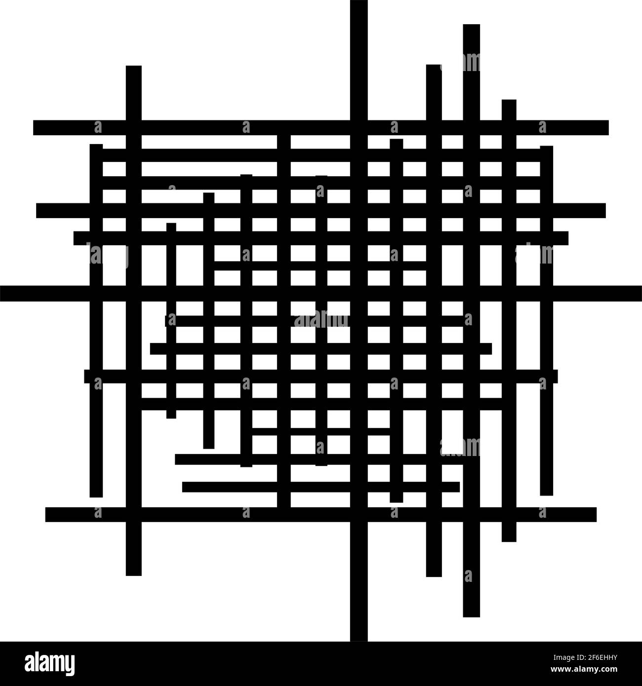 Abstract grid, mesh, lattice, grating geometric element — Stock vector illustration, Clip art ...