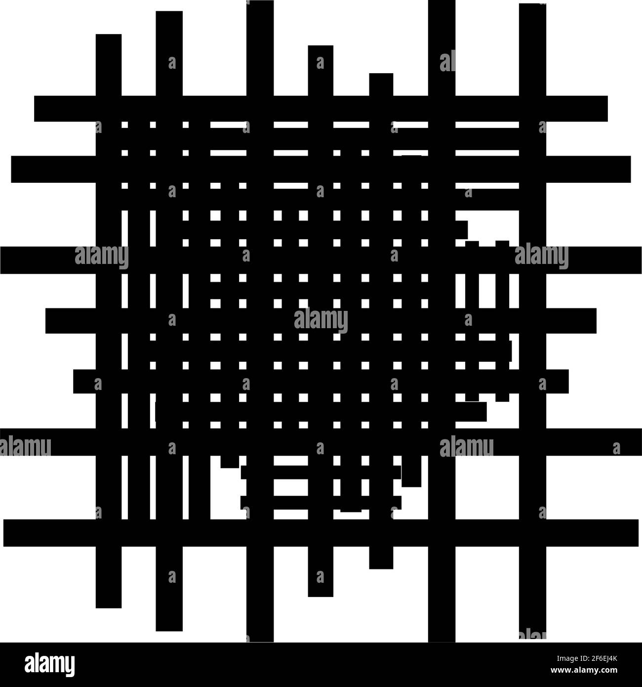 Abstract grid, mesh, lattice, grating geometric element — Stock vector illustration, Clip art ...