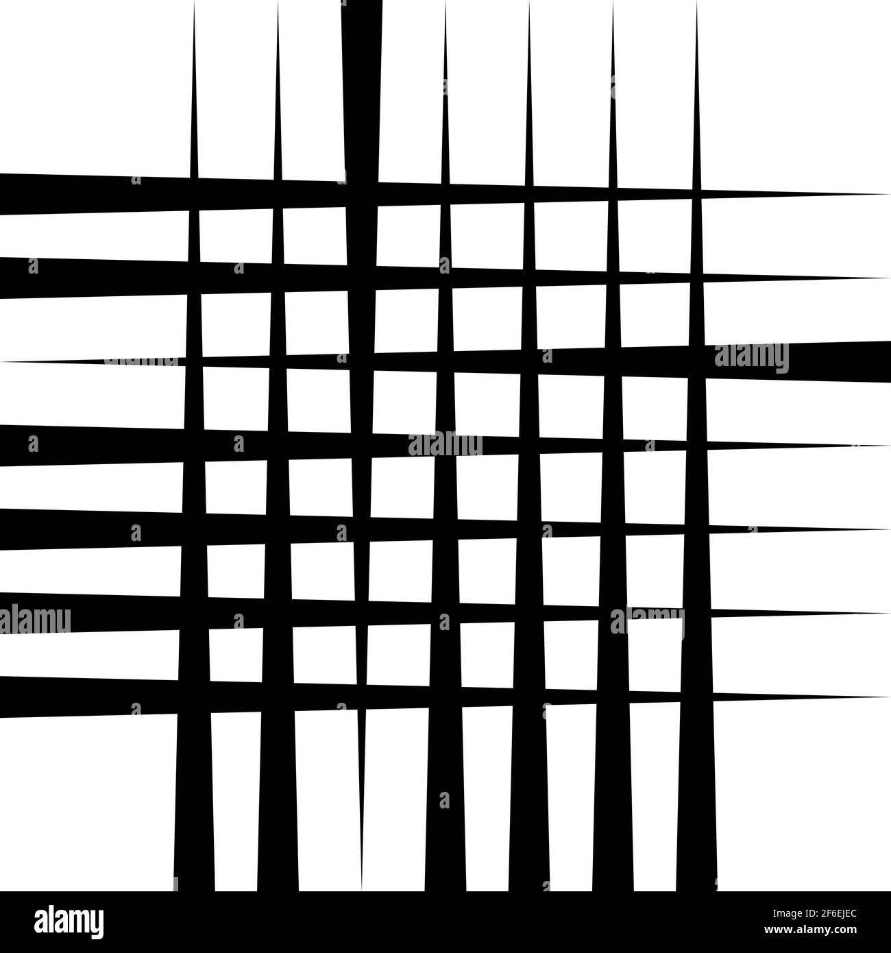 Abstract grid, mesh, lattice, grating geometric element. Intersecting, criss-cross lines ...