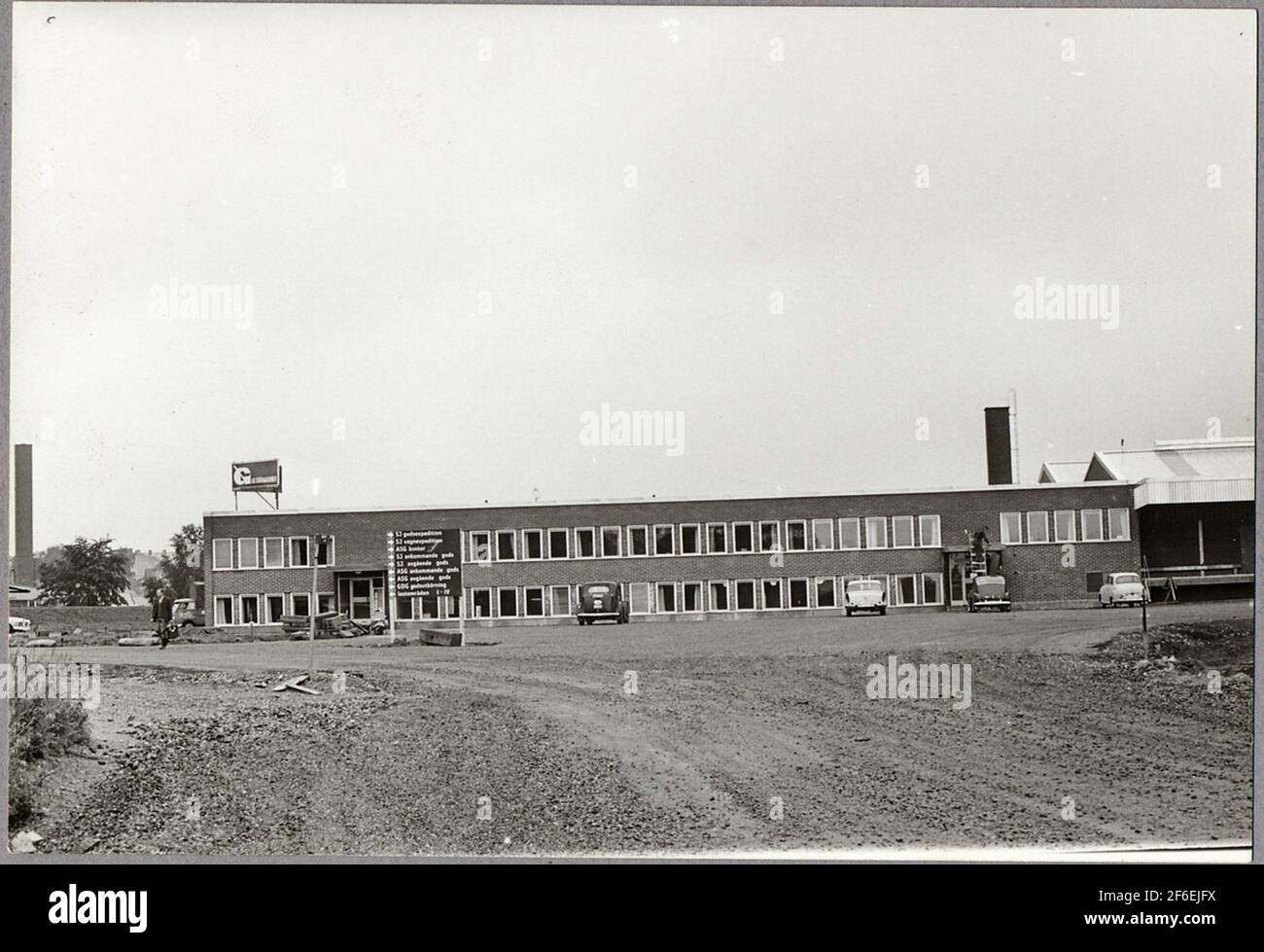 Exterior of ASG office as well as SJ freight expedition and SJ carriage ...