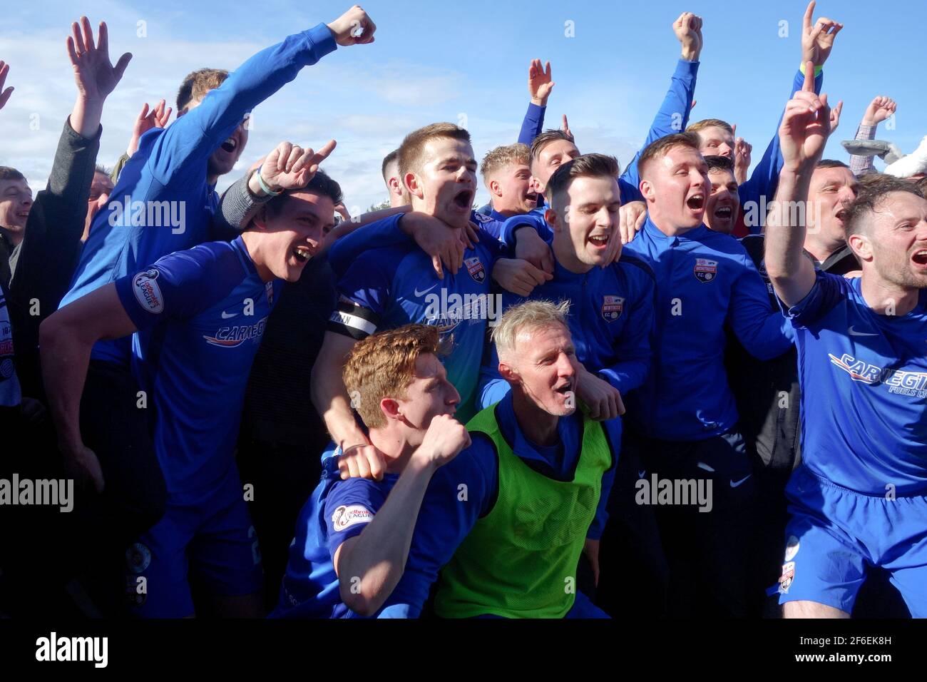 Montrose Football Club, Champions Stock Photo - Alamy