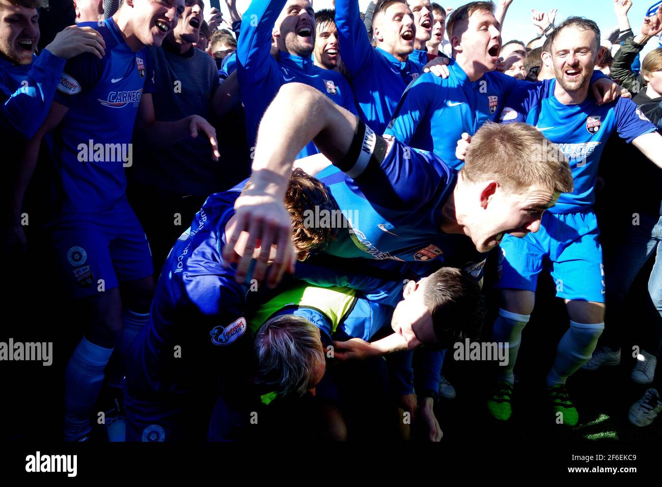 Montrose Football Club, Champions Stock Photo - Alamy