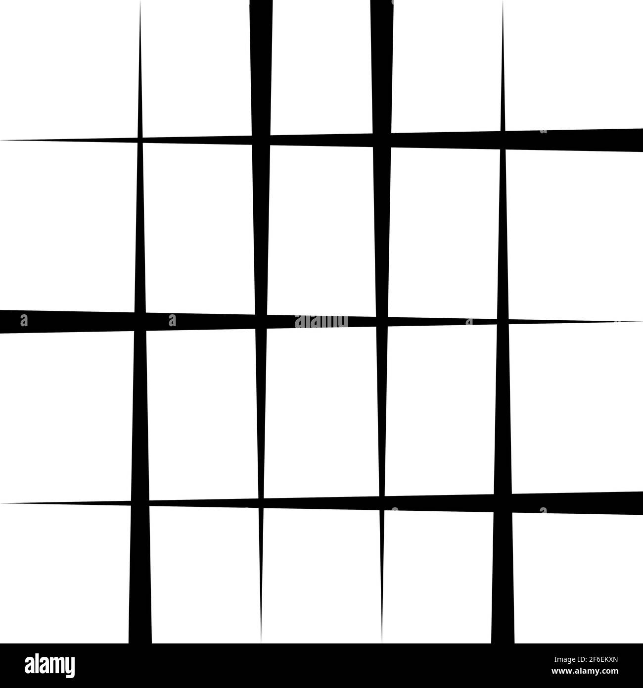 Abstract grid, mesh, lattice, grating geometric element. Intersecting, criss-cross lines ...