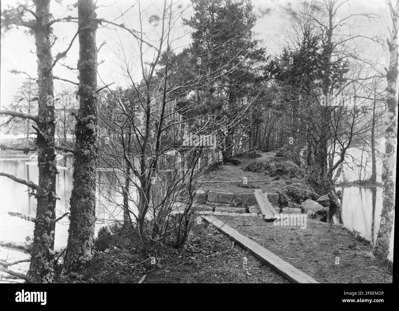 Banvall on the nose between the Silejensjöarna Stock Photo - Alamy
