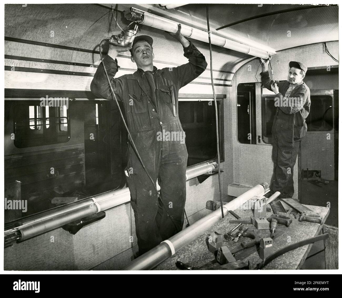 Rail bus manufacturing at Hilding Carlsson Mechanical workshop in Umeå ...