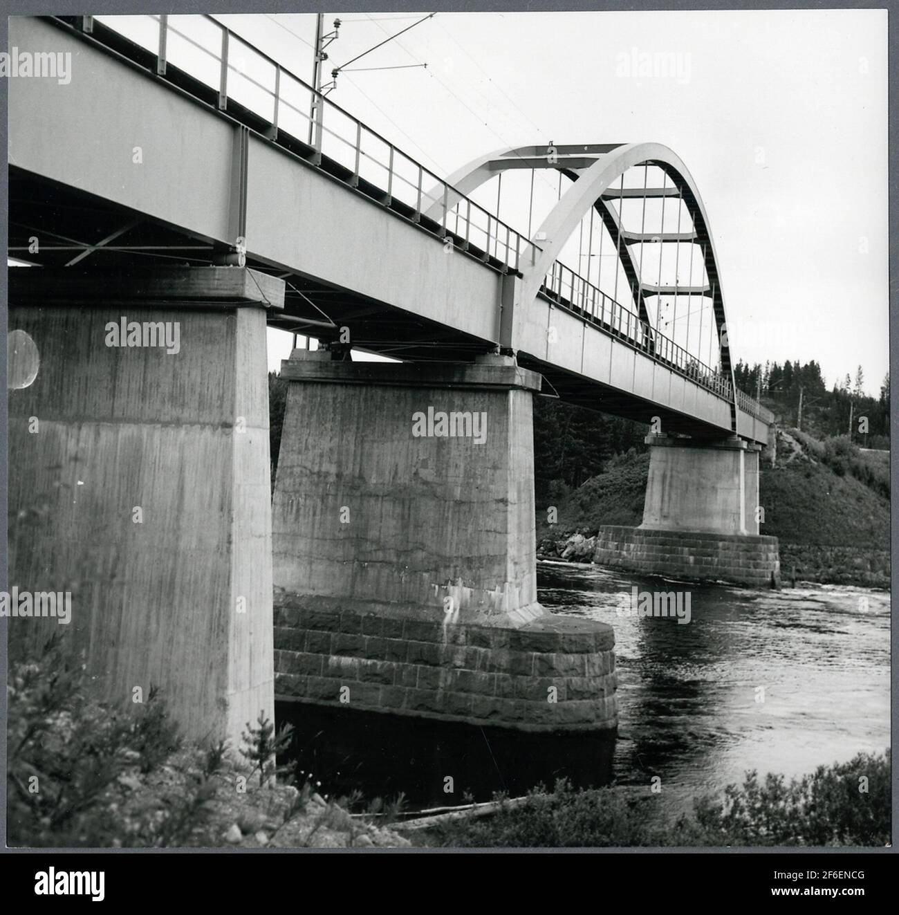 The bridge over Skellefälven on the line between the Karsbäck and ...