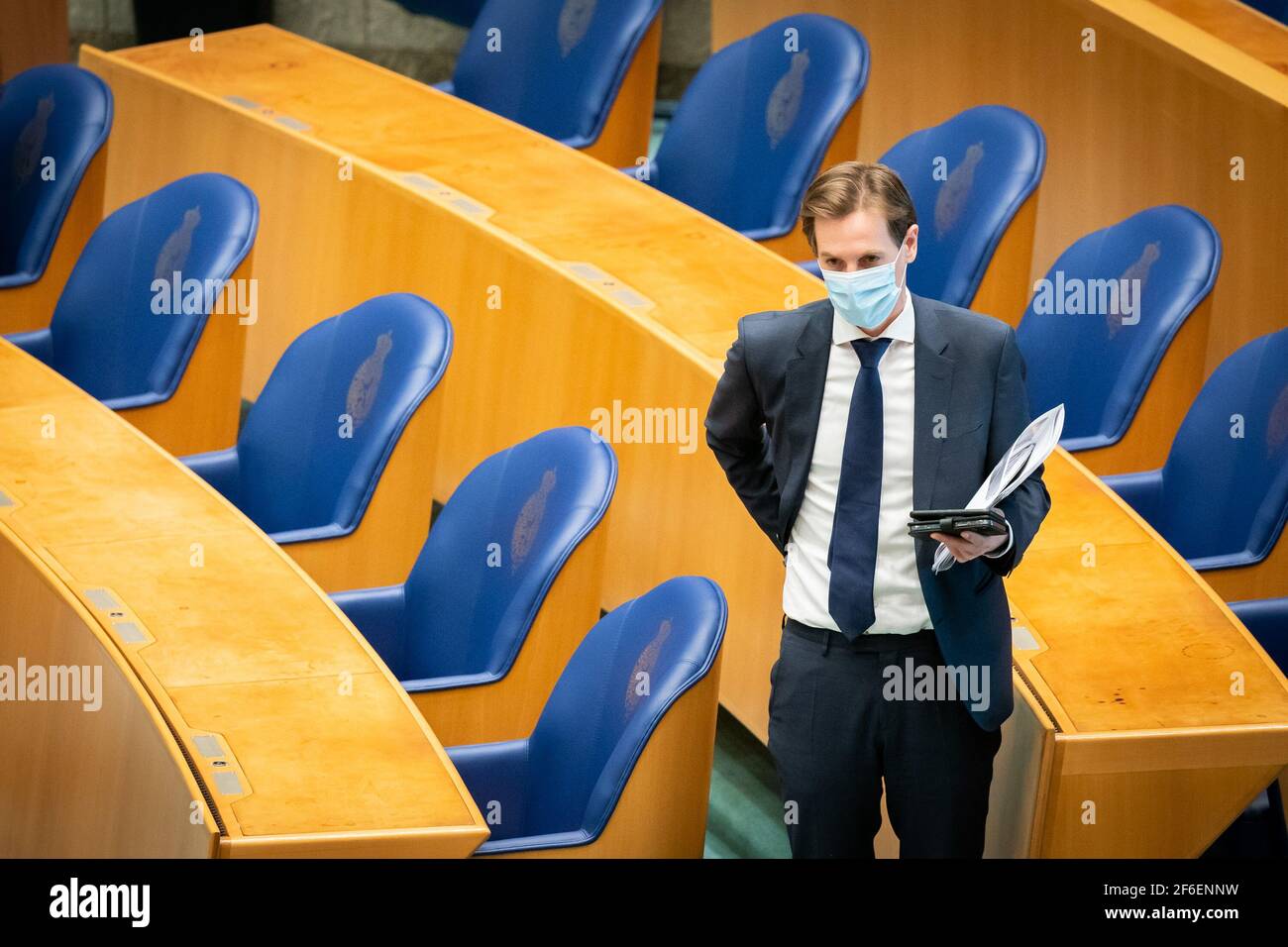 DEN HAAG, 31-03-2021, Debate about leaked notes by scout Kajsa ...