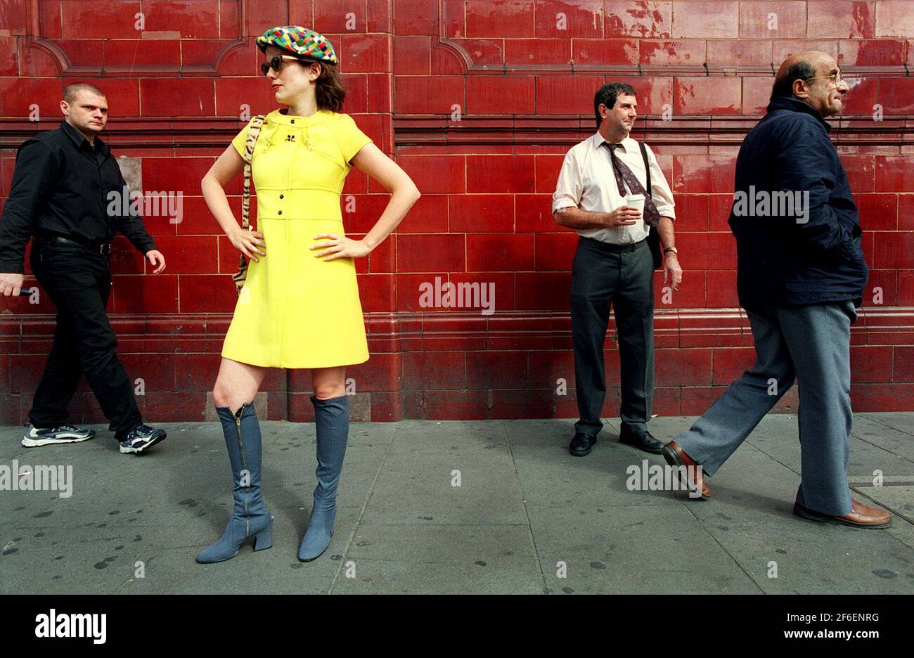 SUZETTE SHIELDS, THE STREET FASHION SPECIALIST AT CHRISTIES, MODELLING ...
