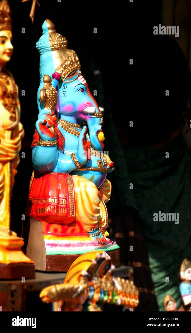 Navratri, Dassehra, Golu idols on display Stock Photo - Alamy