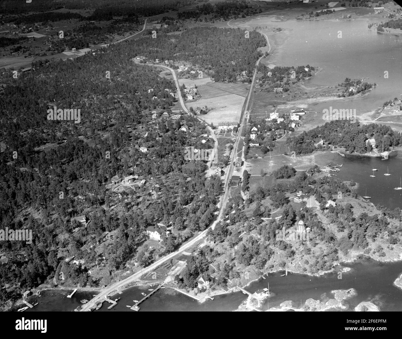 Aerial view of station Stock Photo - Alamy