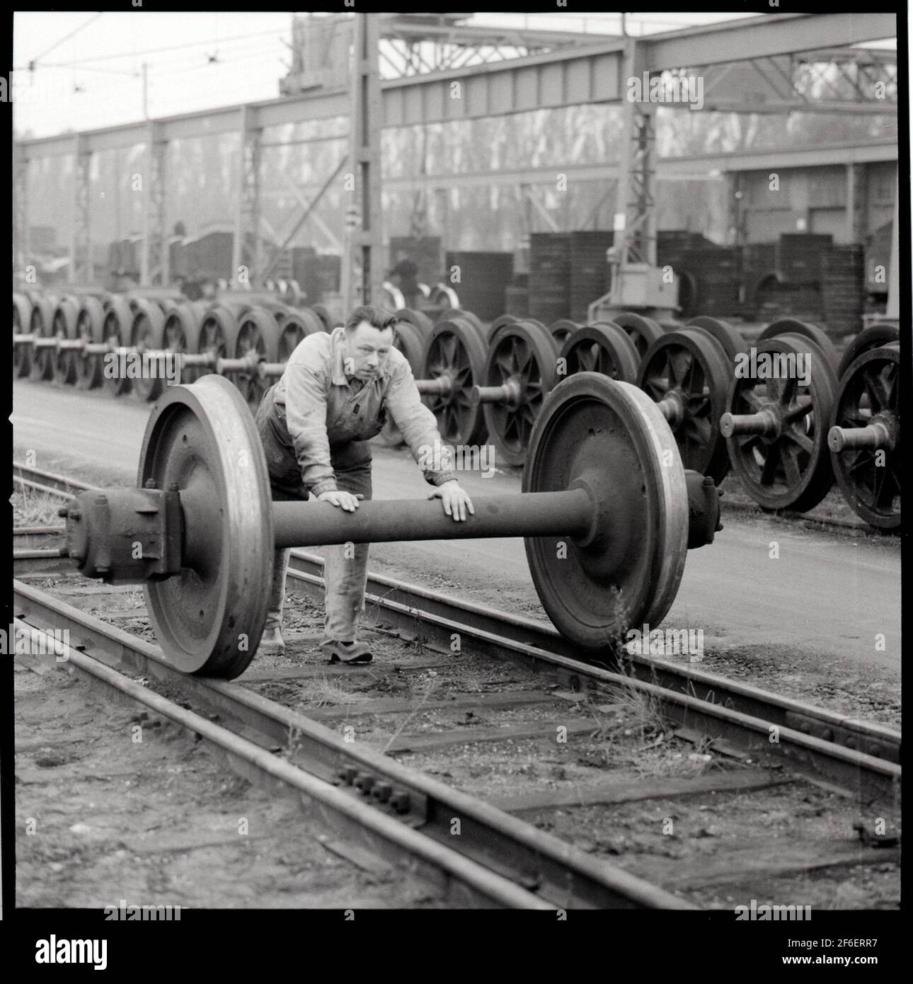Moving carriage wheels Stock Photo - Alamy