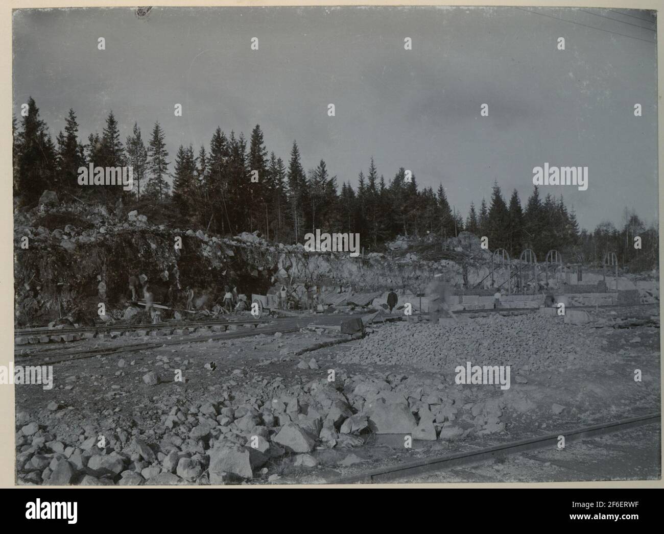 Snut railway building in 1898 Stock Photo - Alamy