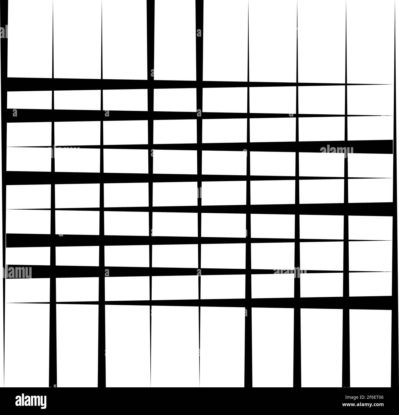 Abstract grid, mesh, lattice, grating geometric element. Intersecting ...