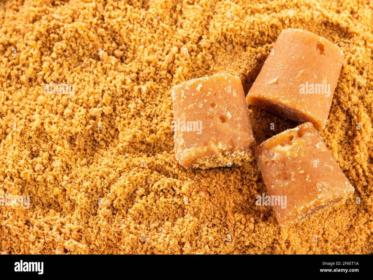 Panela or sugar cane candy - Saccharum officinarum Stock Photo - Alamy