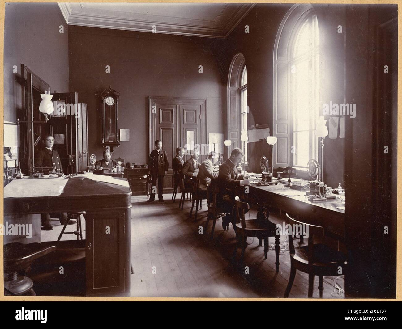 TelegrafExp Gävle Central 1894. Telbud Carl Eklund, Telins. John Öberg ...