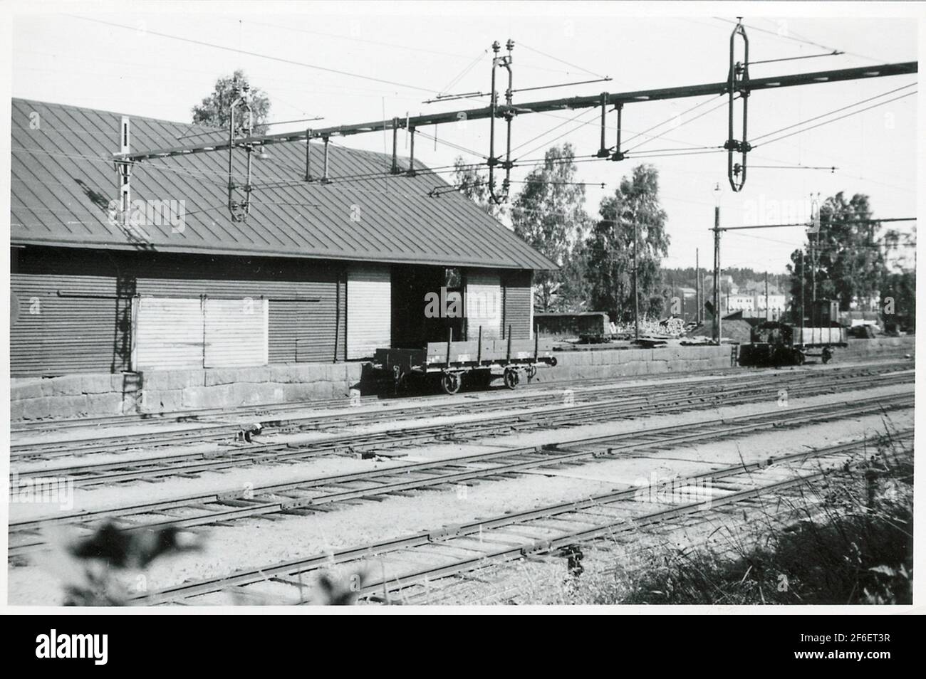 Boxholm station area Stock Photo - Alamy