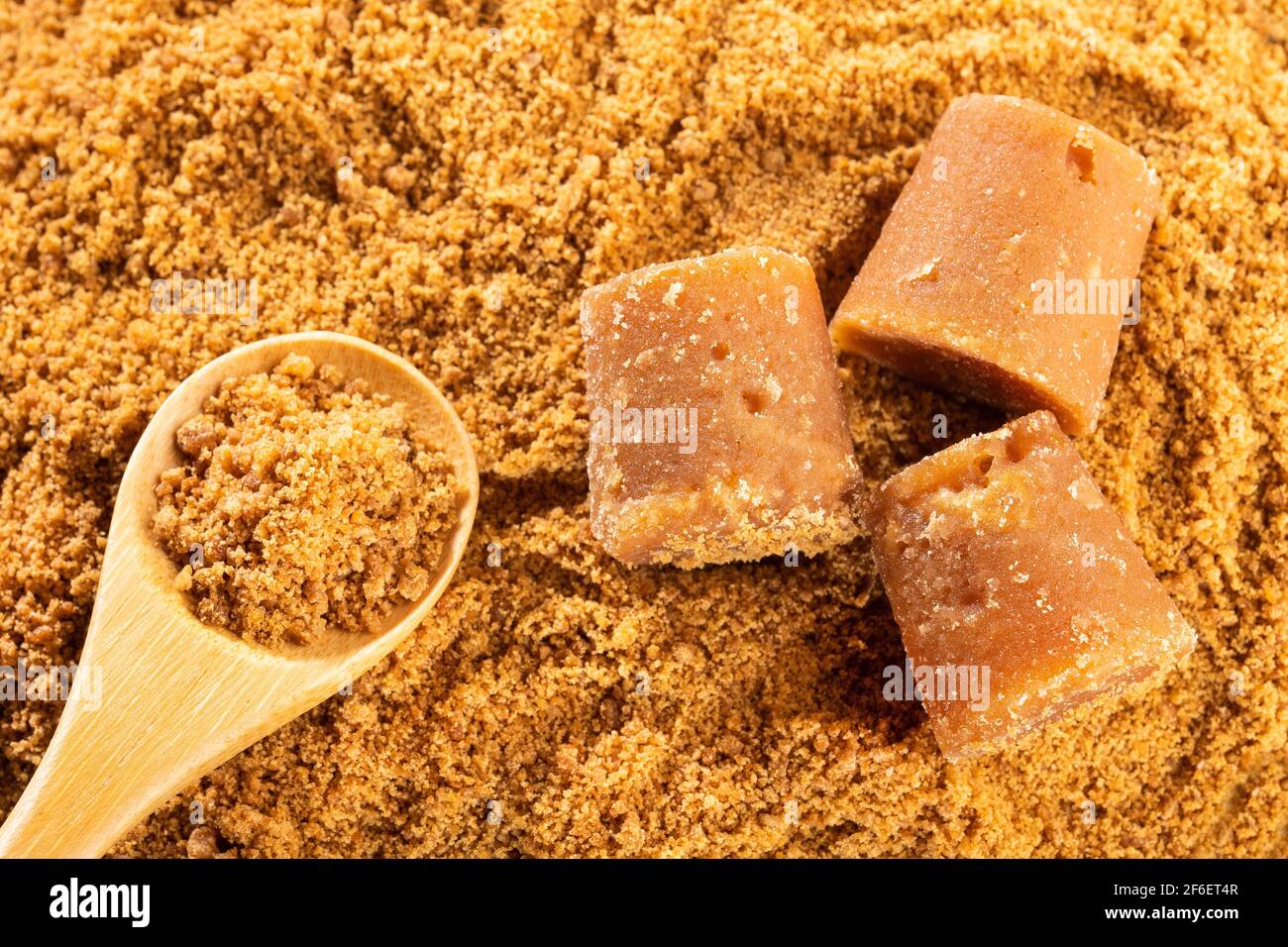 Panela or sugar cane candy - Saccharum officinarum Stock Photo - Alamy