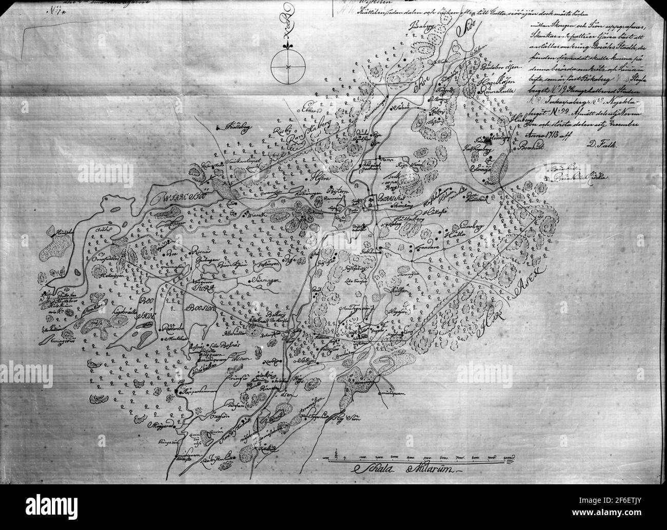 Borås city with surroundings Stock Photo - Alamy