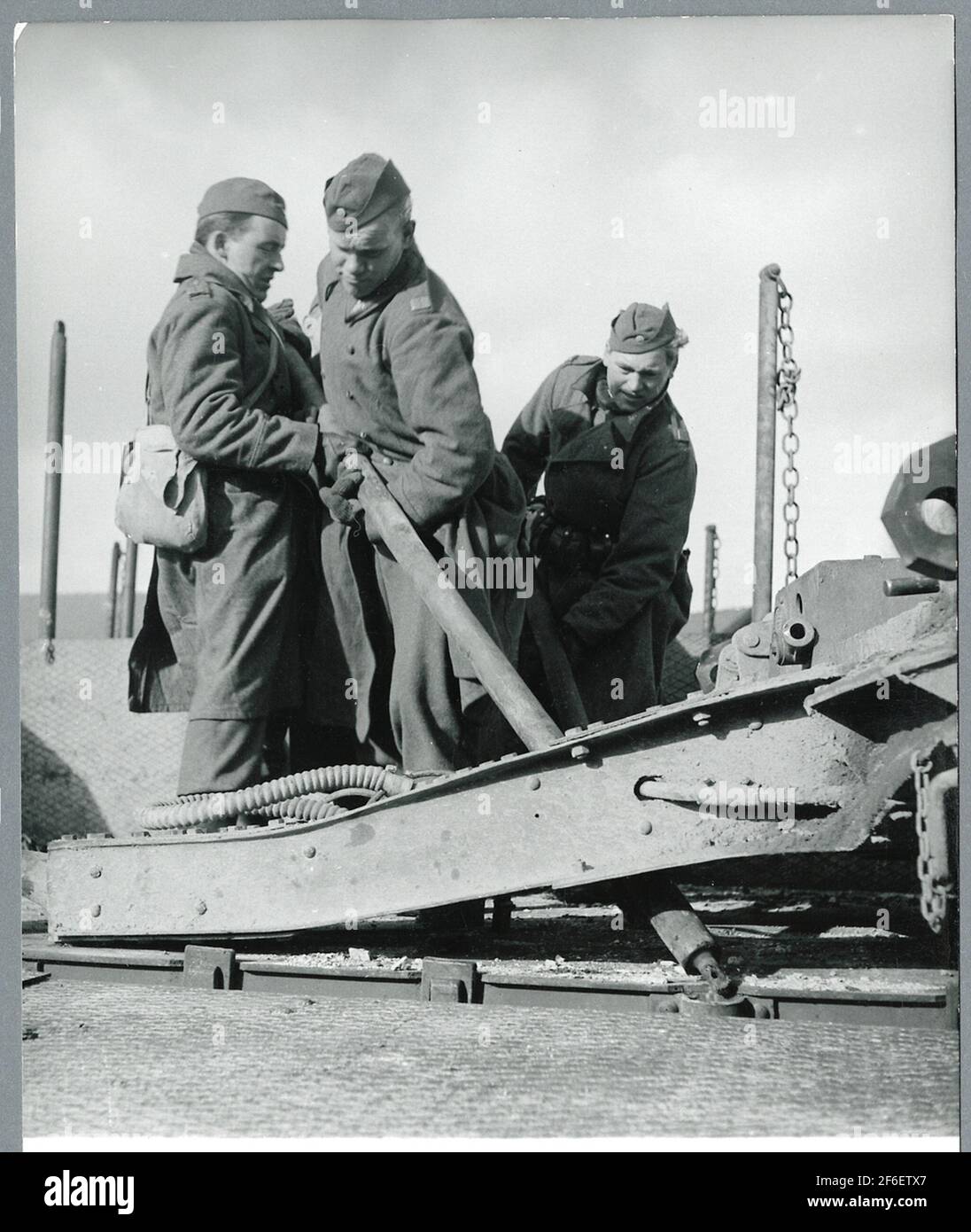 Military transport on the line between Nässjö - Falköping Stock Photo ...