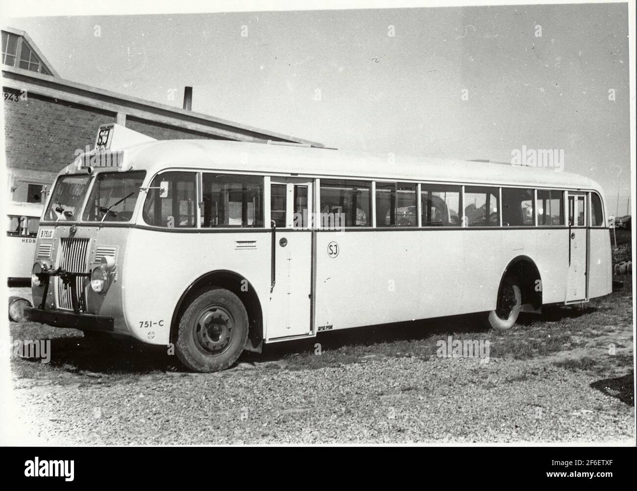 State Railways, SJ Bus 751-C after replacement of body Stock Photo - Alamy