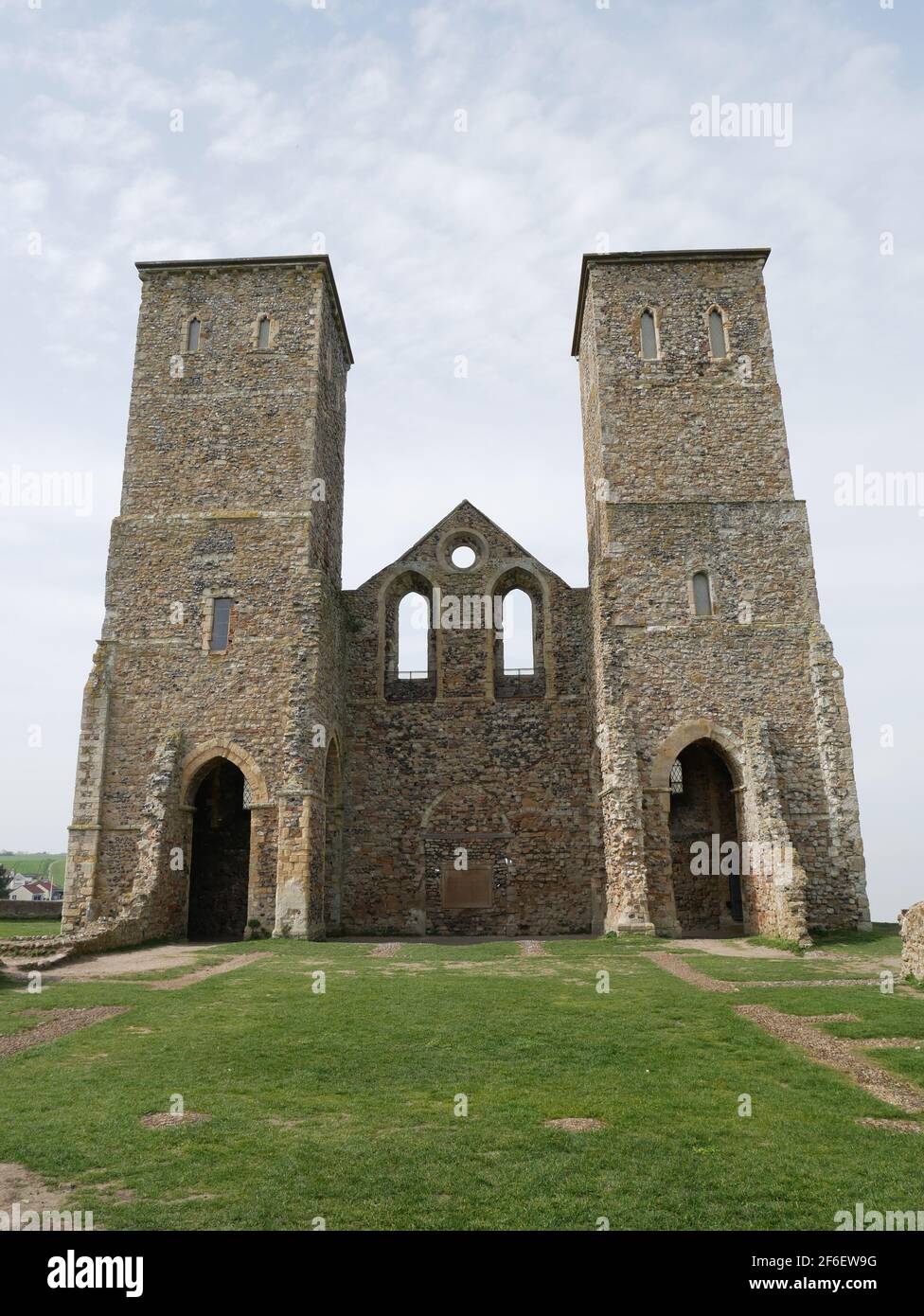 Reculver Towers, Kent, England Stock Photo - Alamy