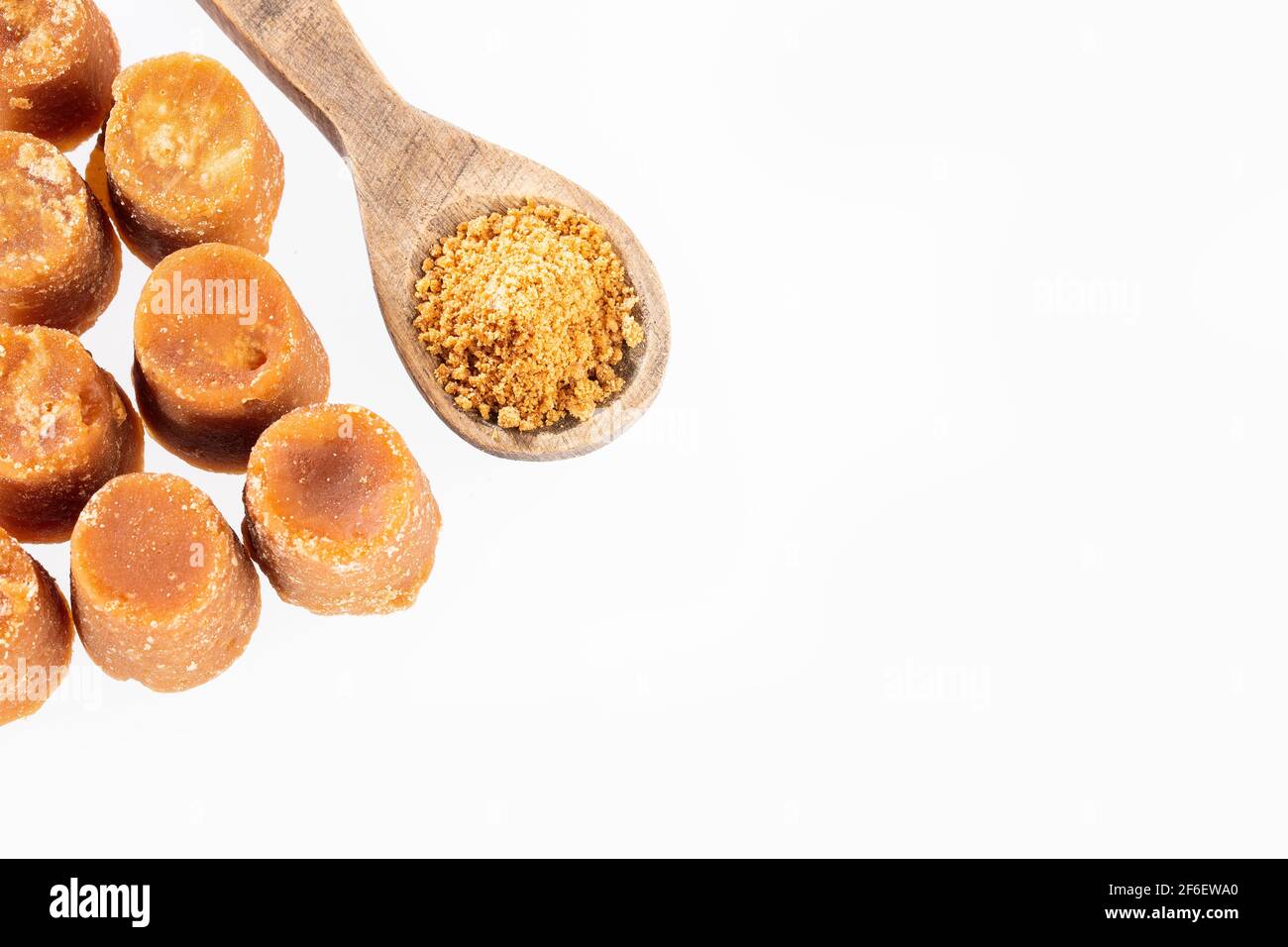 Panela or sugar cane candy - Saccharum officinarum Stock Photo - Alamy