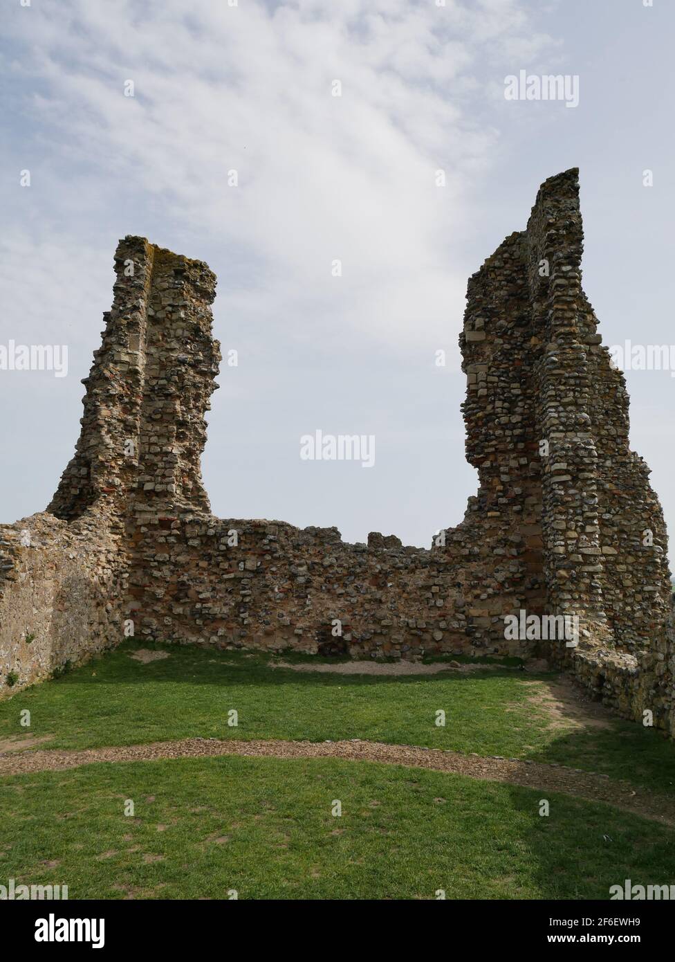 Reculver Towers, Kent, England Stock Photo - Alamy