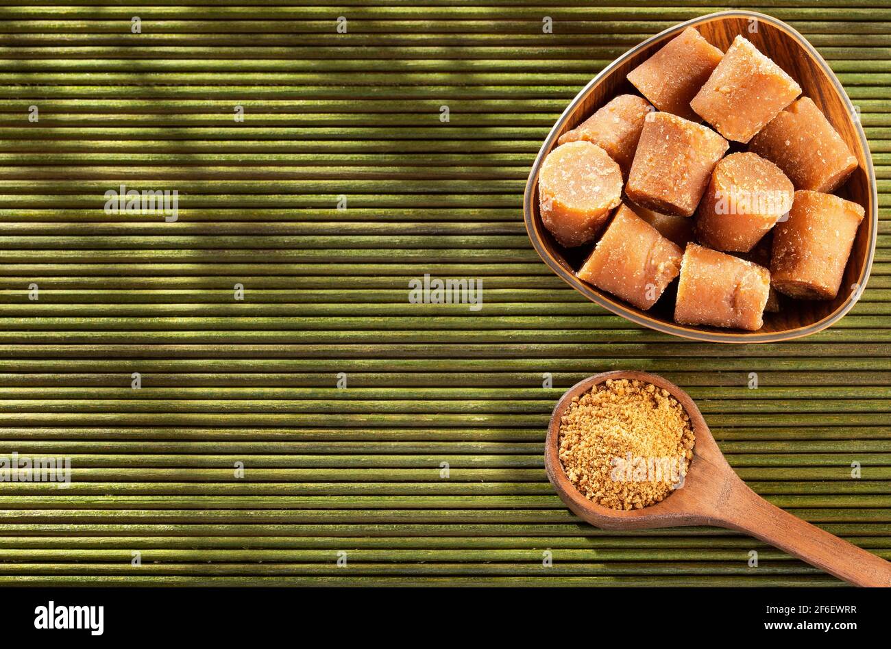 Panela or sugar cane candy - Saccharum officinarum Stock Photo - Alamy