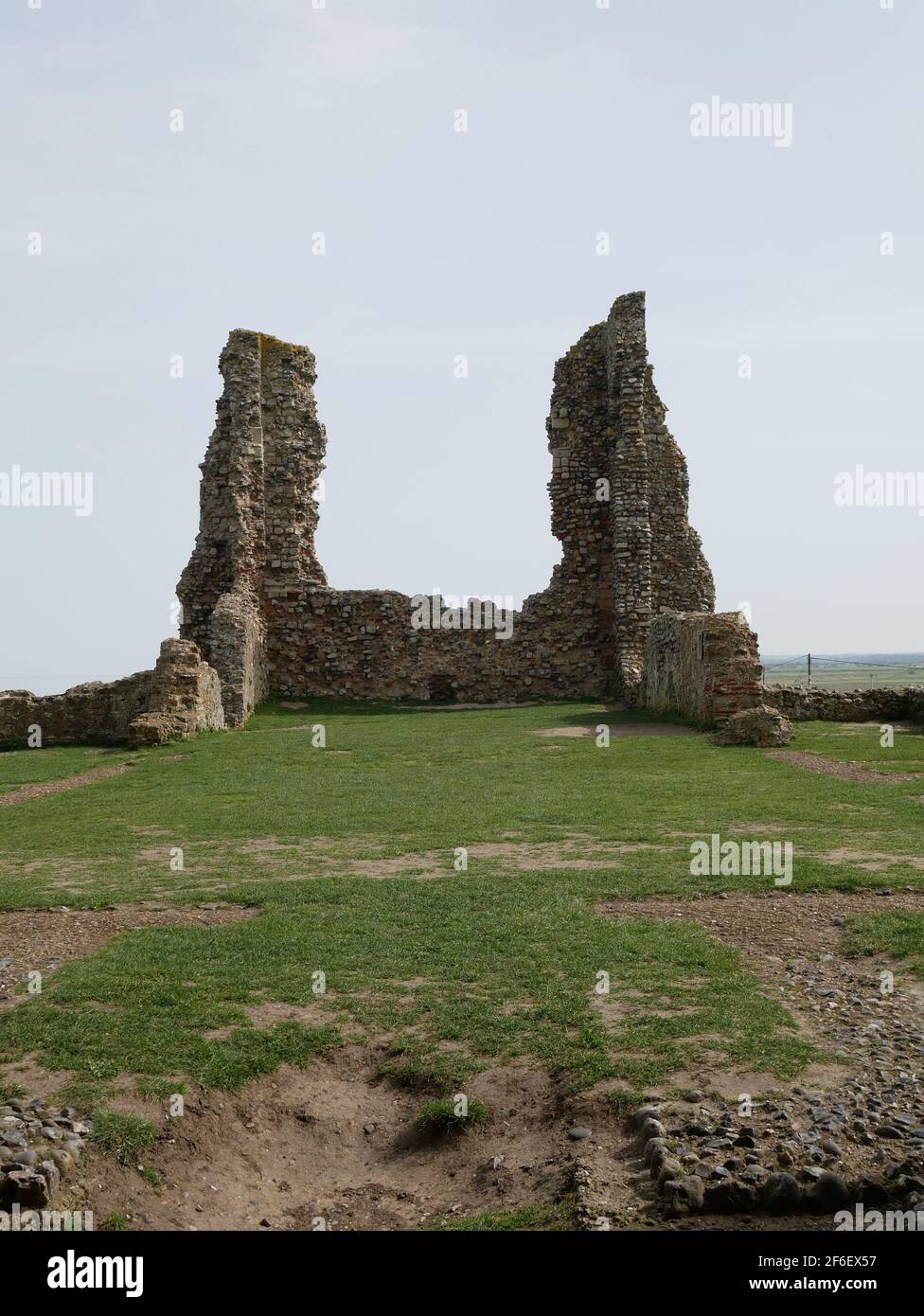 Reculver Towers, Kent, England Stock Photo - Alamy