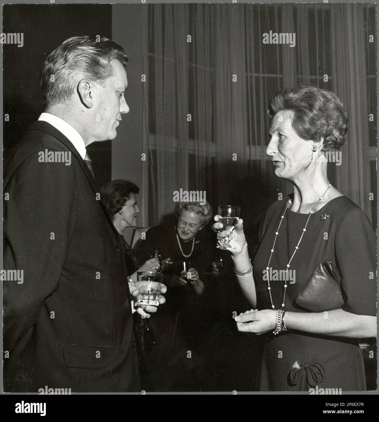 Staff at study visits Stock Photo - Alamy