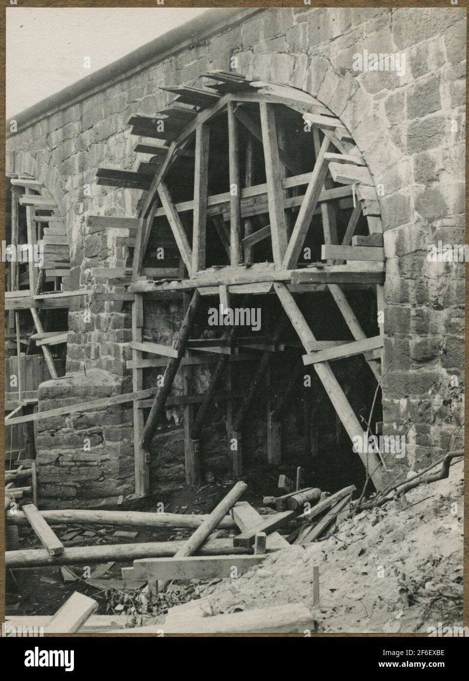 The double track expansion between Alingsås - Olskroken. Bridge over ...