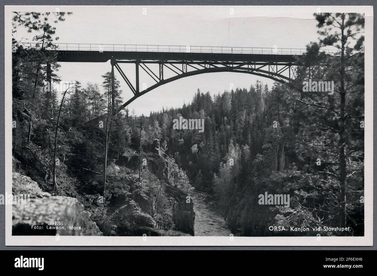 Orsa canyon at large stupo Stock Photo - Alamy