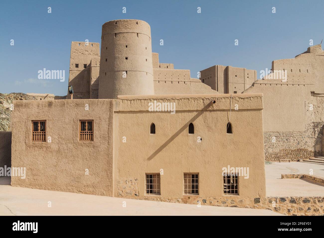 Buildings of Bahla Fort, Oman Stock Photo - Alamy