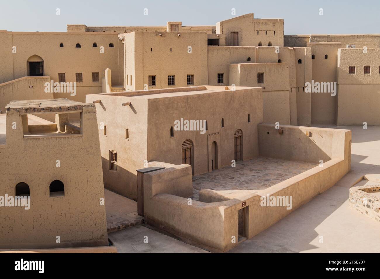 Various buildings of Bahla Fort, Oman Stock Photo - Alamy
