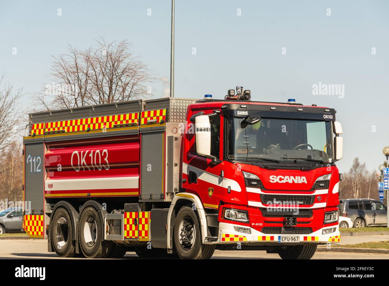 Red Fire Engine High Resolution Stock Photography and Images - Alamy