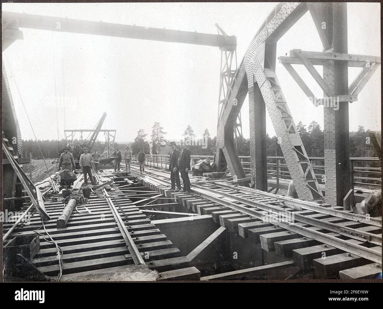 Completion of flap bridge over Södertälje Channel Stock Photo - Alamy