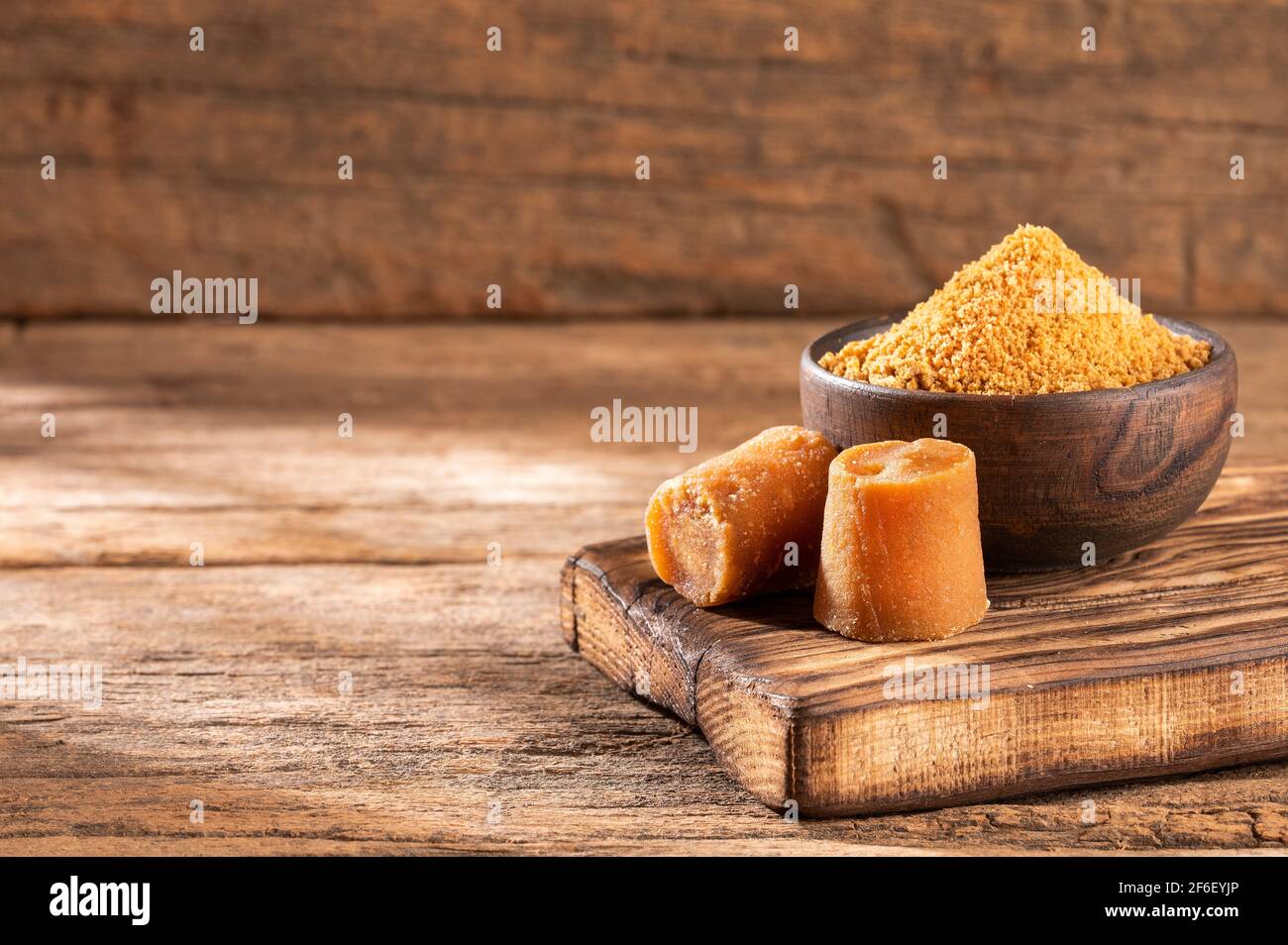 Panela or sugar cane candy - Saccharum officinarum Stock Photo - Alamy