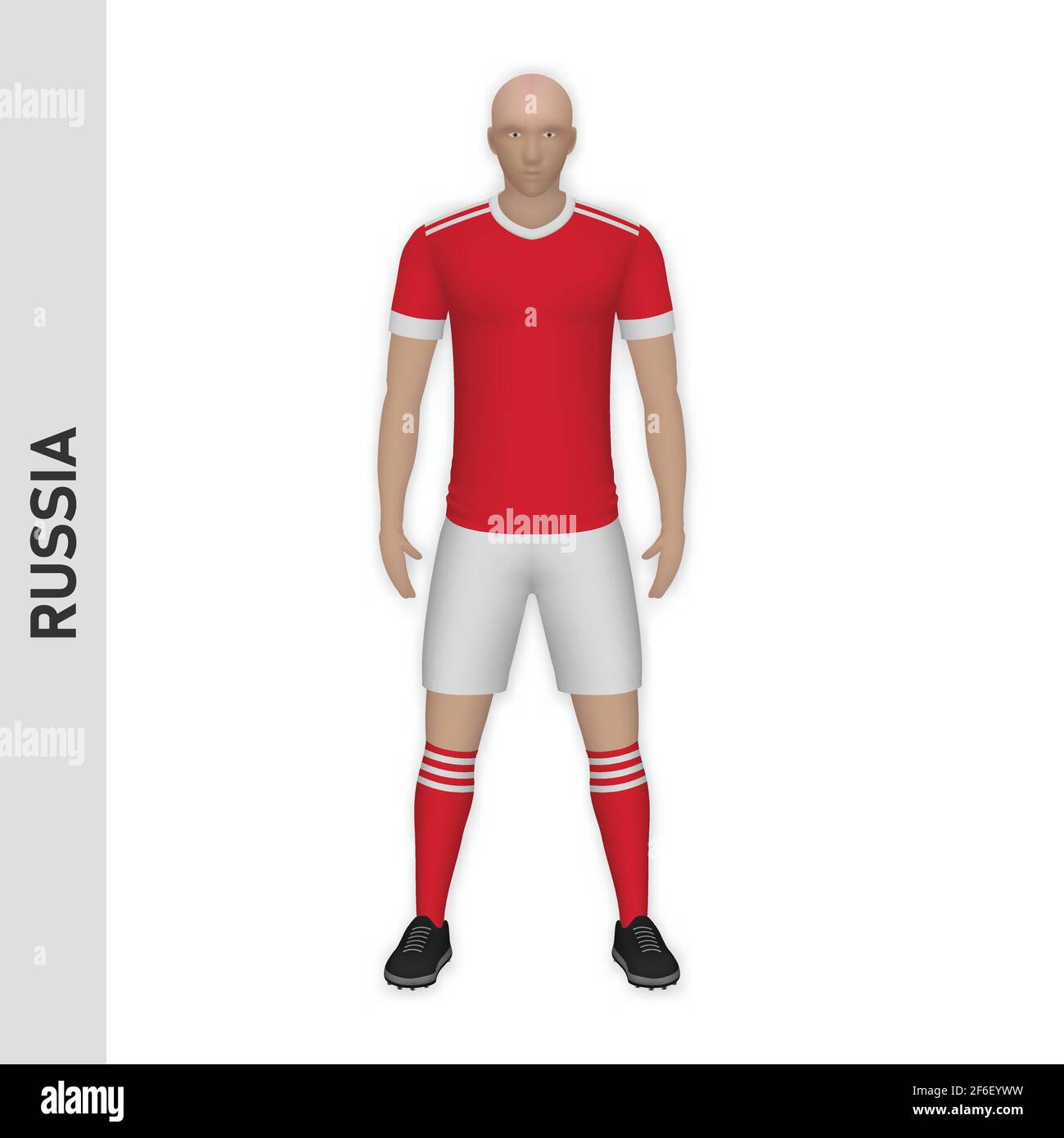 Russian football kit Stock Vector Images - Alamy