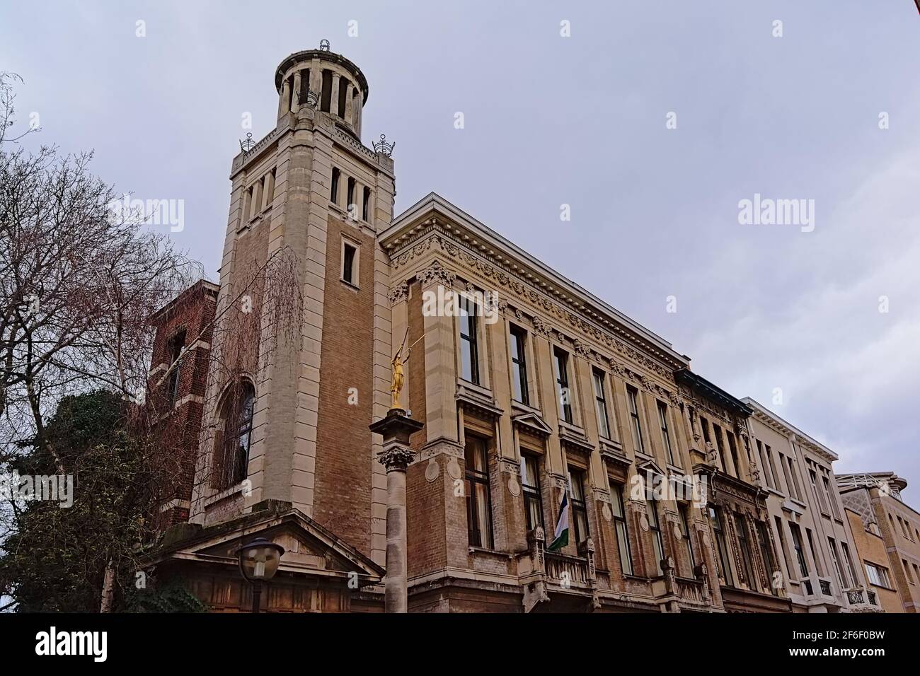 Building of the Lesotho consulate of honour, Antwerp, Belgium Stock ...