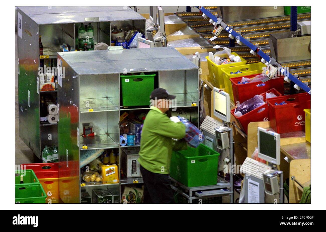 'OCADO' in partnership with Waitrose, a internet shopping company ...