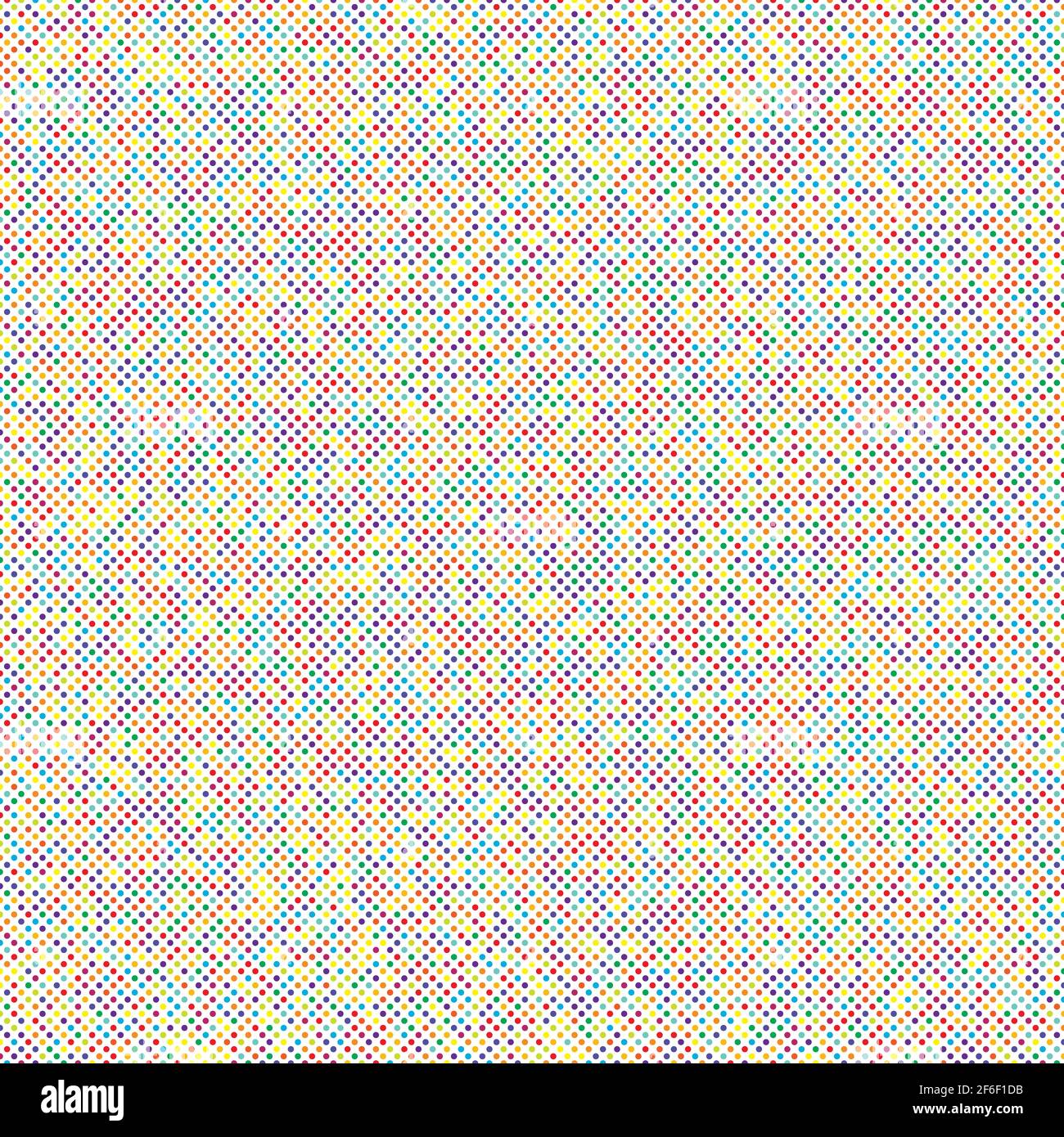 Colorful, multicolor, varicolored dotted, dots, circles pattern ...