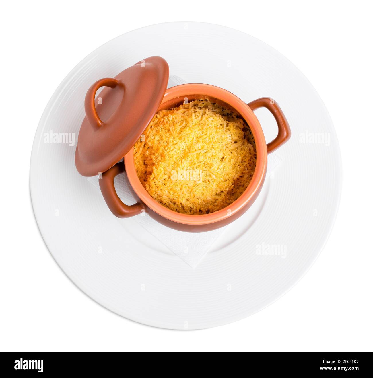 Delicious baked cow brains and testicles in crock pot covered with ...