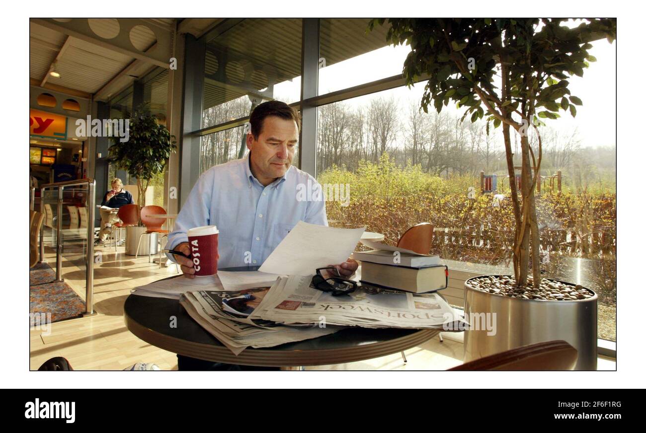 Jeff Stelling Sky TV Sports presenter, spends time preparing himself at ...